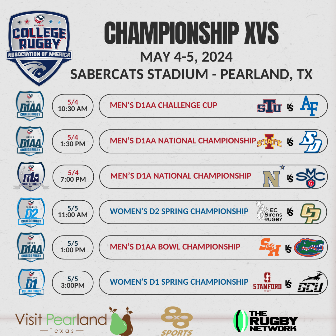 2023-2024 CRAA XVs Championship Weekend Announced - CRAA Rugby